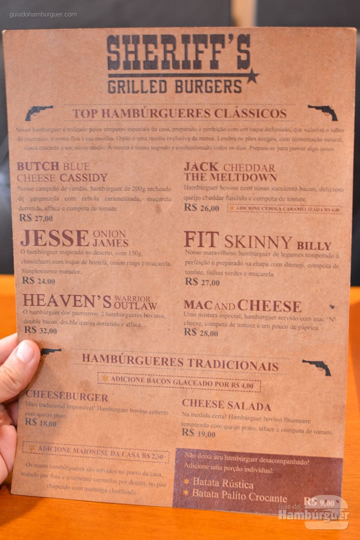 Sheriff's Burger | Guia do Hambúrguer - O maior site especializado em ...